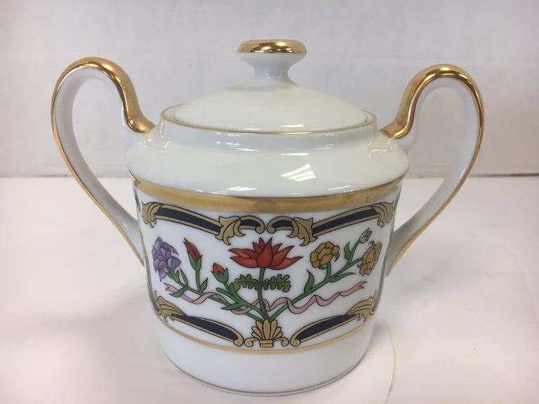 Christian Dior Renaissance Porcelain Tea Coffee Service Cream and Sugar ...