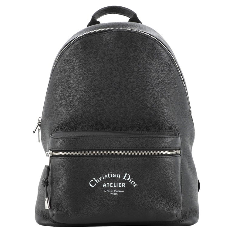 Christian Dior Rider Backpack Leather Large For Sale at 1stDibs