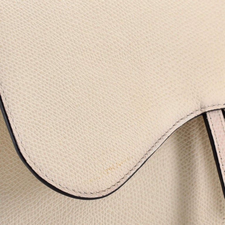 Christian Dior Saddle Chain Clutch Leather at 1stDibs