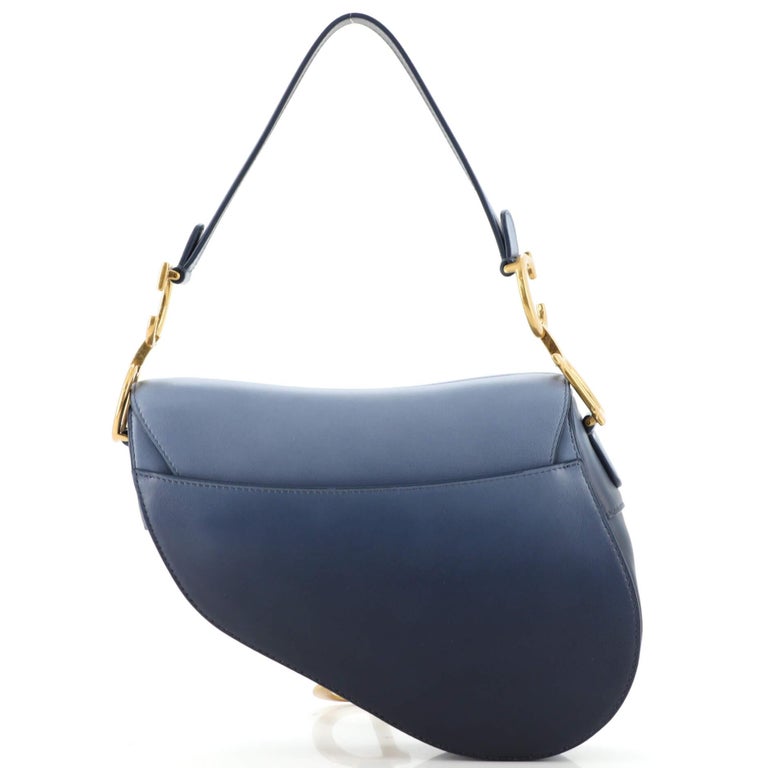 Christian Dior Saddle Handbag Gradient Leather Medium at 1stDibs