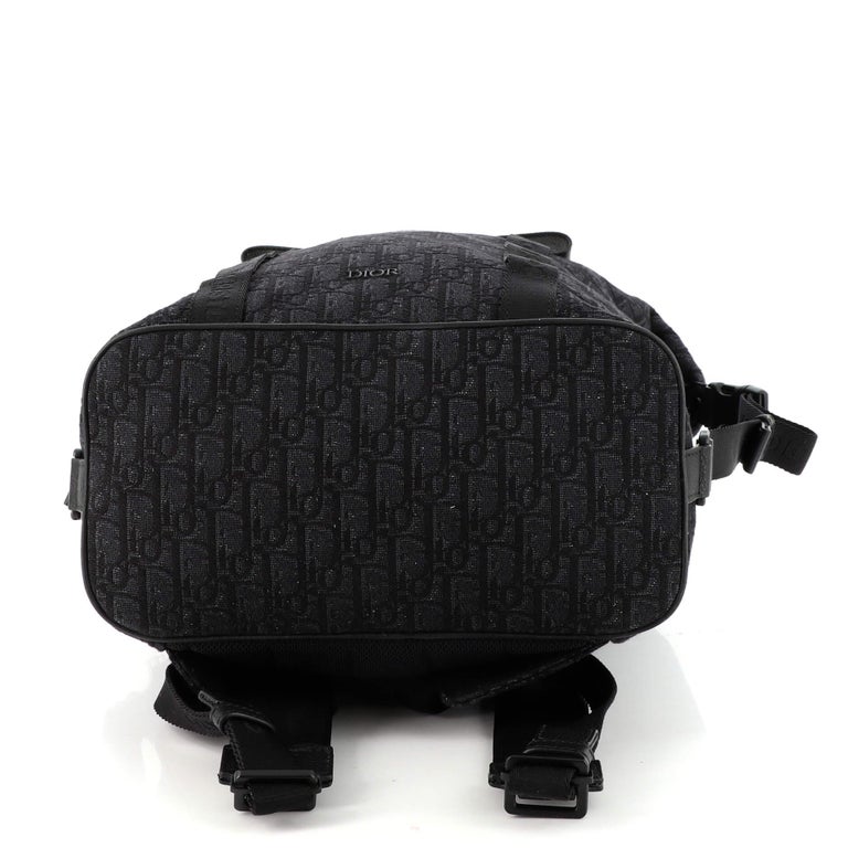 Christian Dior Safari Zip Backpack Oblique Canvas Medium For Sale at ...