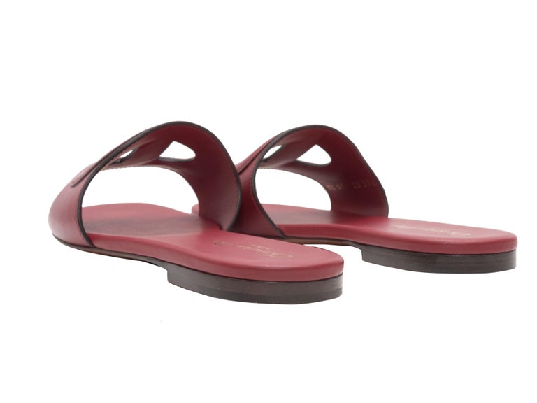 Christian Dior Scarlet Club Slide Sandals For Sale at 1stDibs