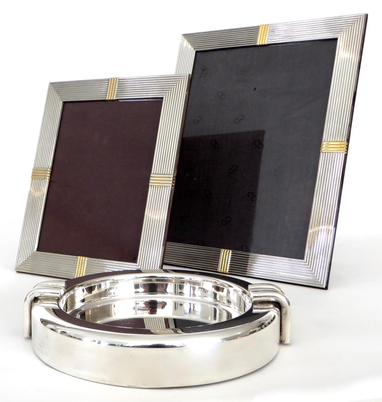 Christian Dior Silver Plate French Picture Frame Signed Christian Dior ...