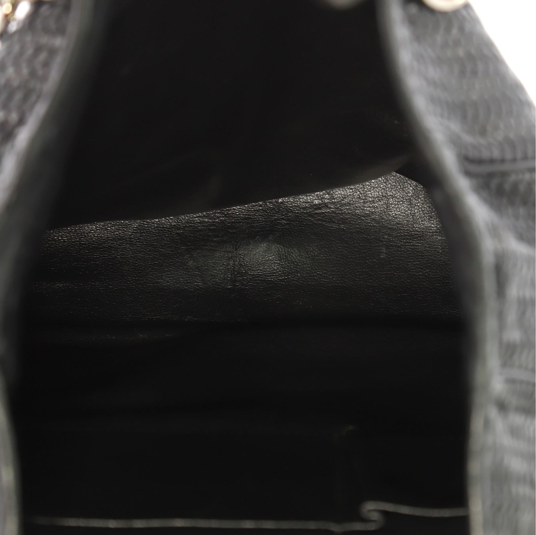 Christian Dior Soft Chain Tote Woven Leather Medium at 1stDibs