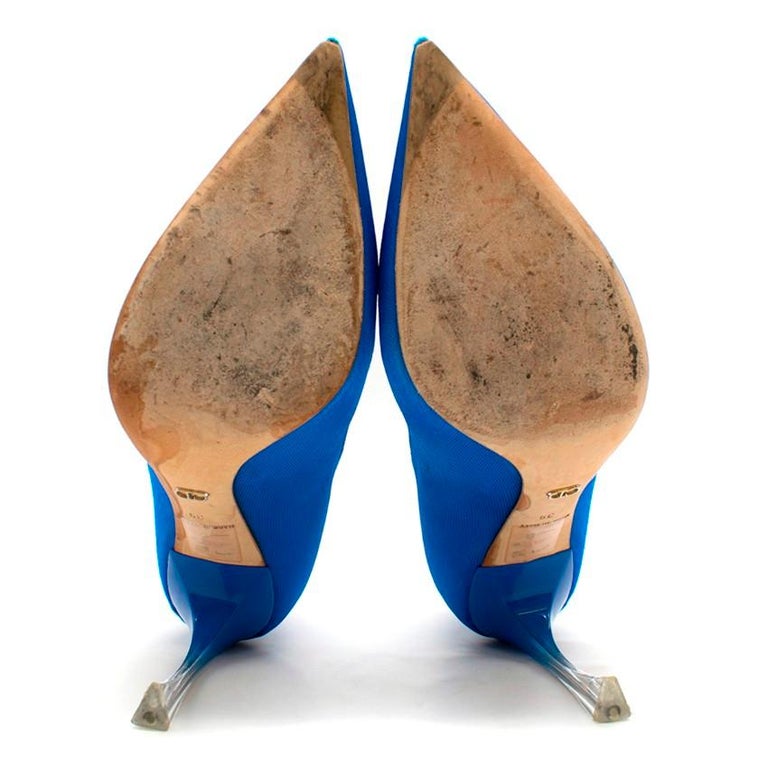 Christian Dior Songe Perspex-Heel Blue Pumps US 8 at 1stDibs | dior ...