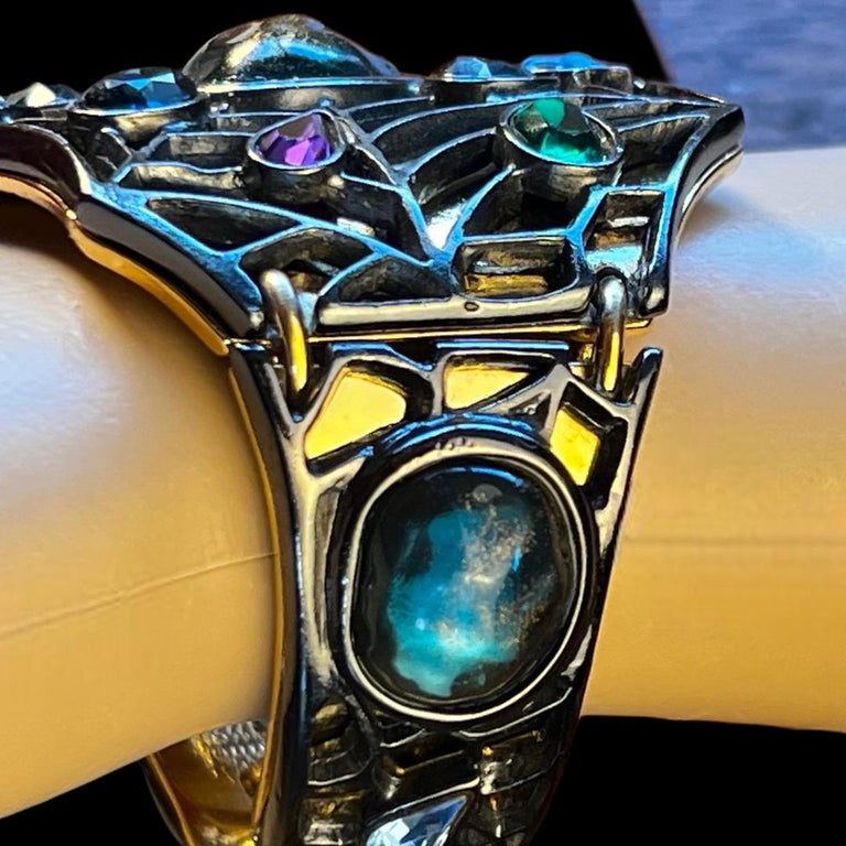 Christian Dior Spiderman cuff bracelet For Sale at 1stDibs