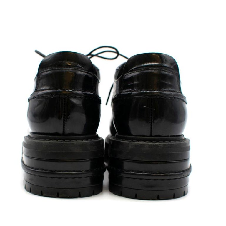 Christian Dior Track Sole Black Brogue Shoes 36.5 at 1stDibs ...
