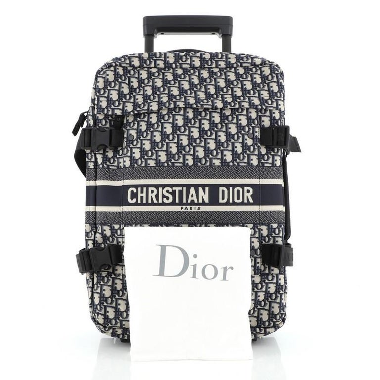 Christian Dior TravelDior Trolley Case Oblique Canvas Mini at 1stDibs ...