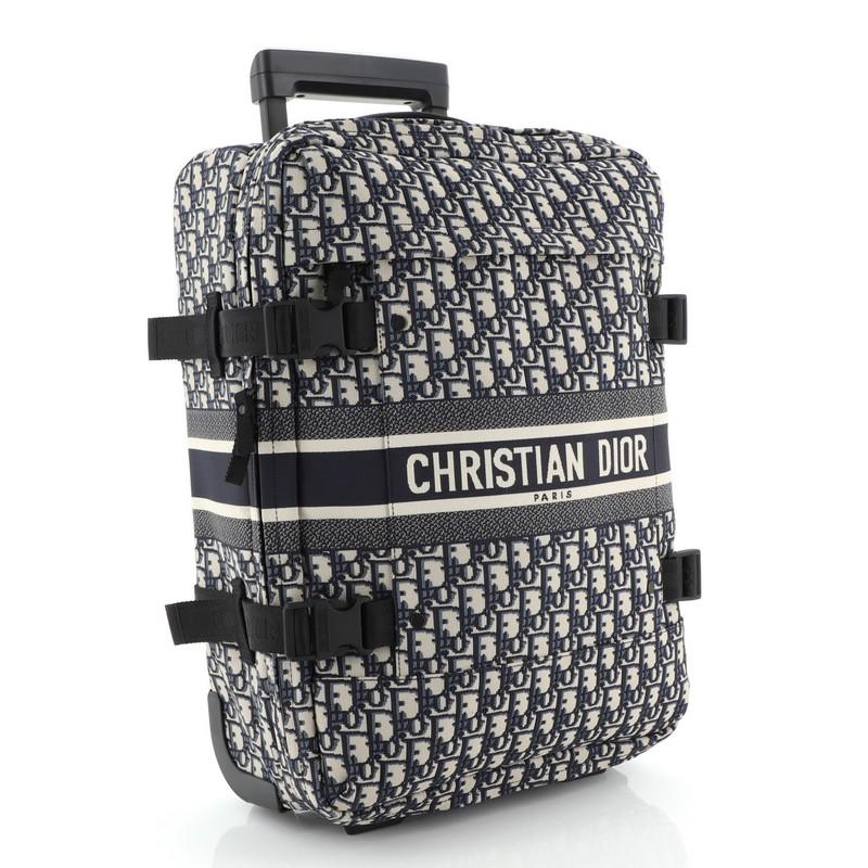 Christian Dior TravelDior Trolley Case Oblique Canvas Mini at 1stDibs