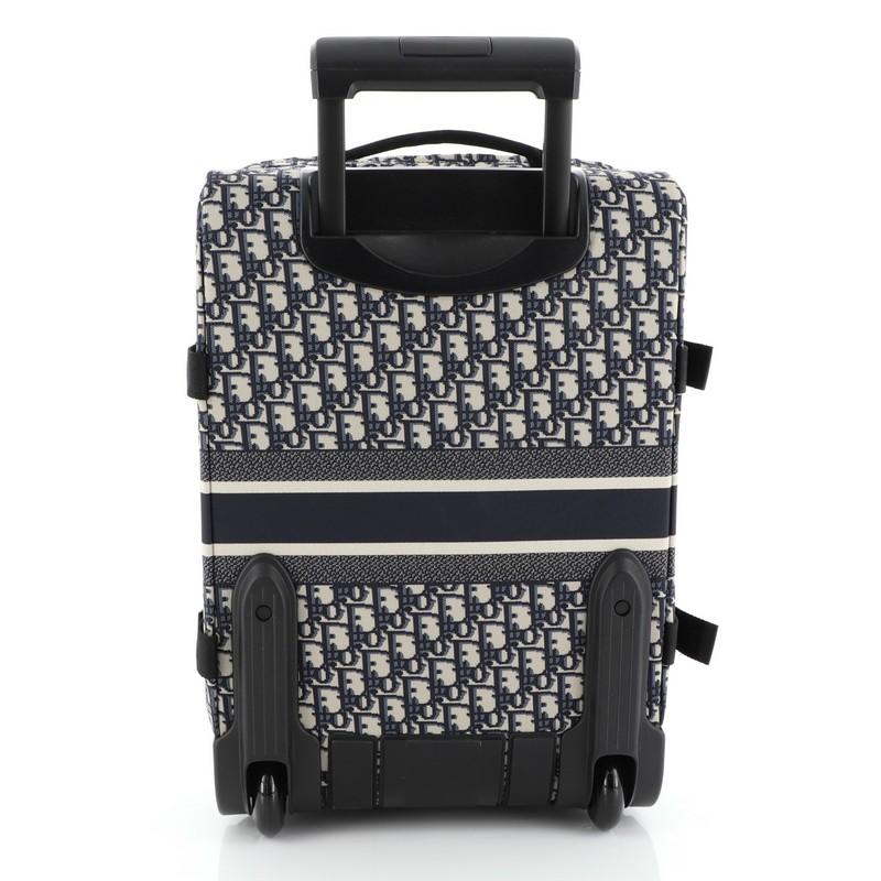 Christian Dior TravelDior Trolley Case Oblique Canvas Mini at 1stDibs