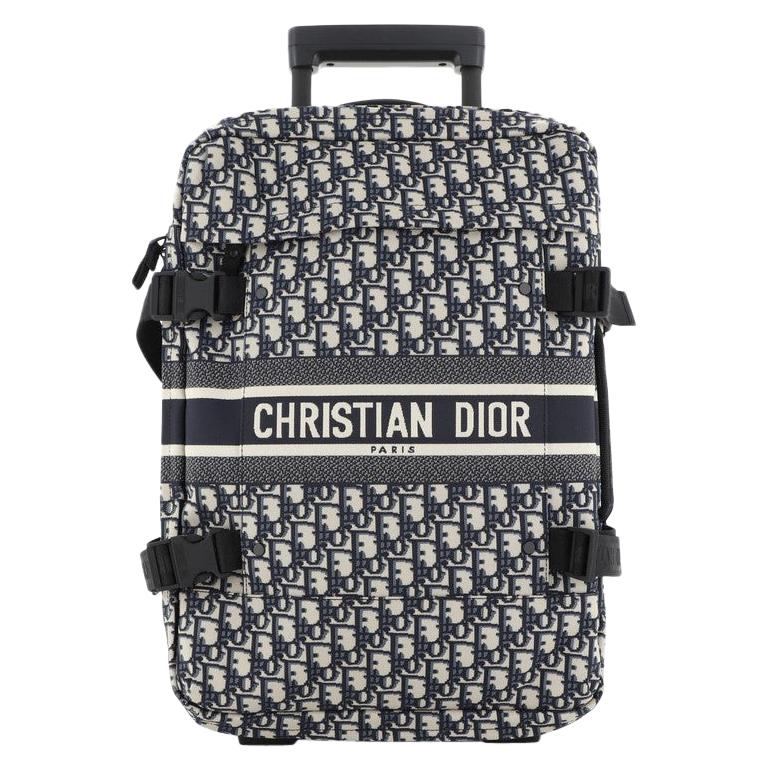 Christian Dior TravelDior Trolley Case Oblique Canvas Mini at 1stDibs