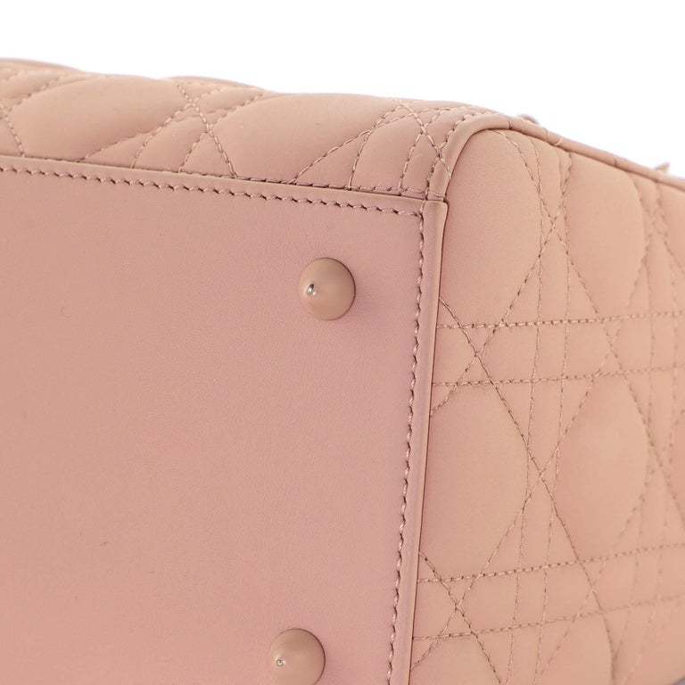 Christian Dior Ultra Matte Lady Dior Bag Cannage Quilt Calfskin Medium ...