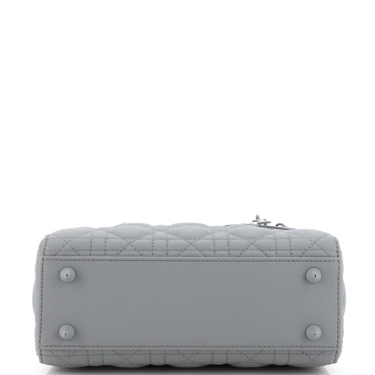 Christian Dior Ultra Matte My ABCDior Lady Dior Bag Cannage Quilt ...