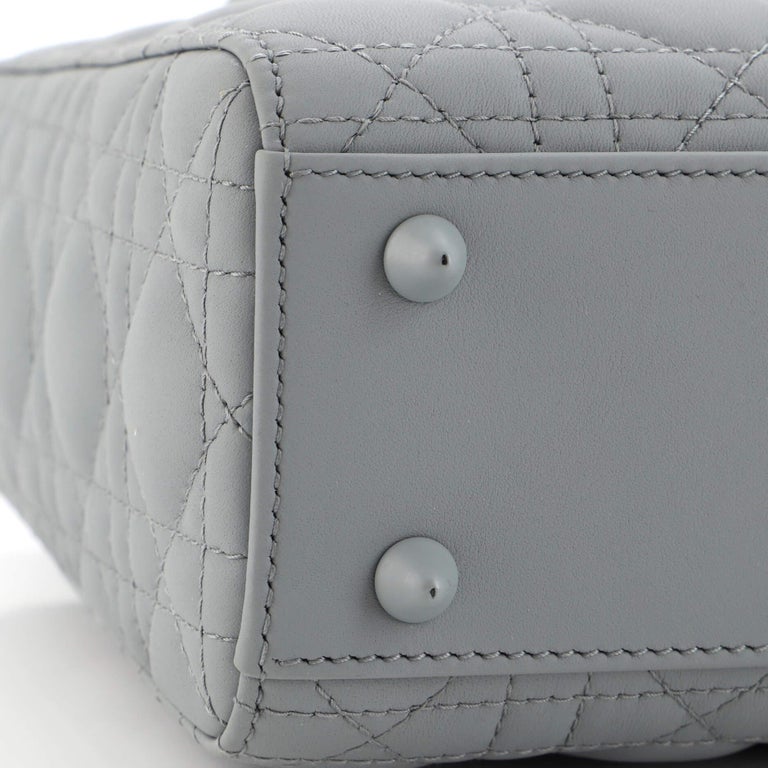 Christian Dior Ultra Matte My ABCDior Lady Dior Bag Cannage Quilt ...