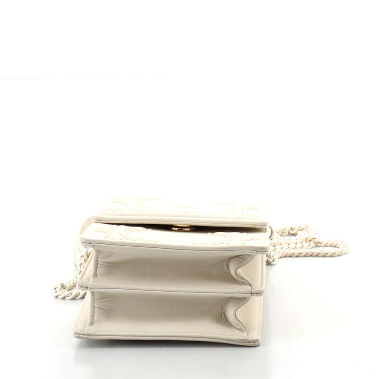 Christian Dior Ultra Matte Vertical Clutch on Chain Studded Cannage ...