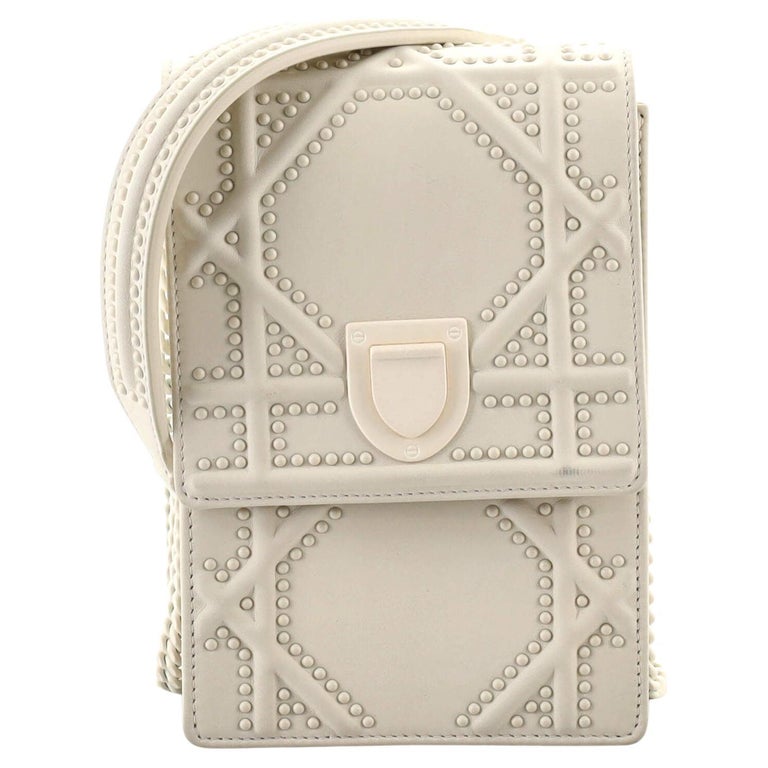 Christian Dior Ultra Matte Vertical Clutch on Chain Studded Cannage ...