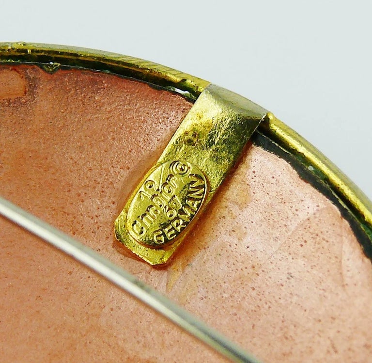 Christian Dior Vintage 1967 Jewelled Brooch at 1stDibs | dior 1967