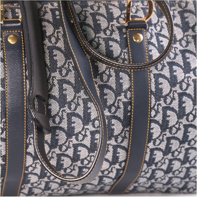 Christian Dior Vintage Convertible Weekender Bag Diorissimo Canvas ...