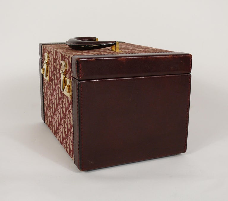 Christian Dior Vintage Iconic Trotter Monogram Vanity Case For Sale at ...
