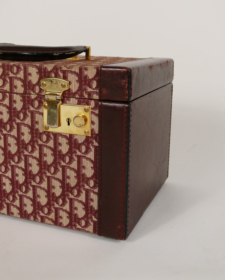 Christian Dior Vintage Iconic Trotter Monogram Vanity Case For Sale at ...