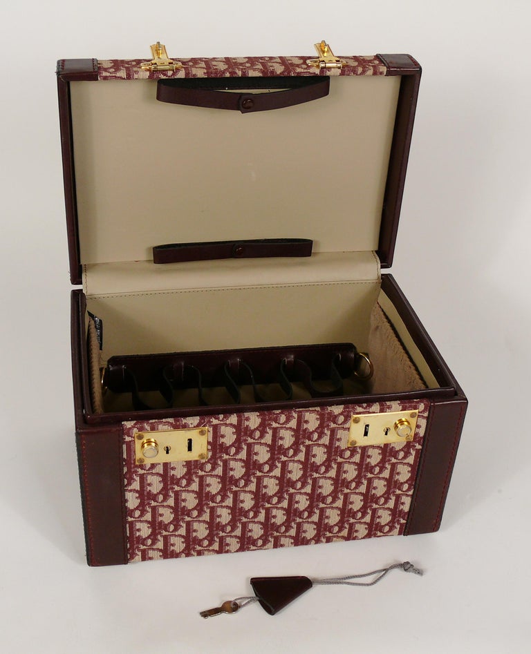 Christian Dior Vintage Iconic Trotter Monogram Vanity Case For Sale at ...