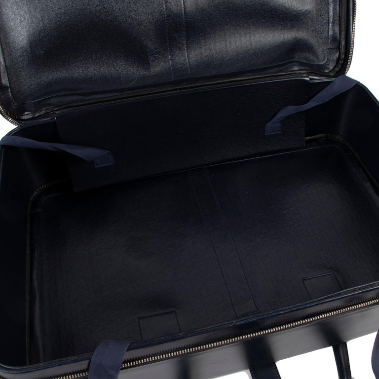 Christian Dior Vintage Oblique Monogram Medium Suitcase at 1stDibs