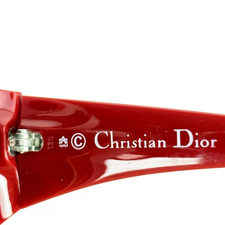 Christian Dior Vintage Sunglasses 2348 10 Brown Red 60-15 130 mm For ...