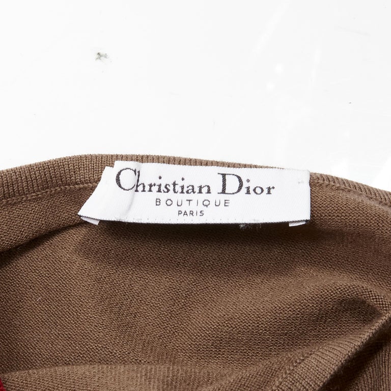 CHRISTIAN DIOR Vintage Y2K Rasta rainbow strap 1 metal charm tank top S ...