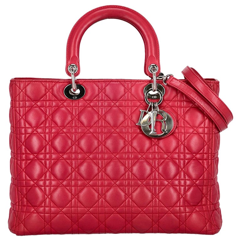Christian Dior Woman Lady Dior Pink at 1stDibs