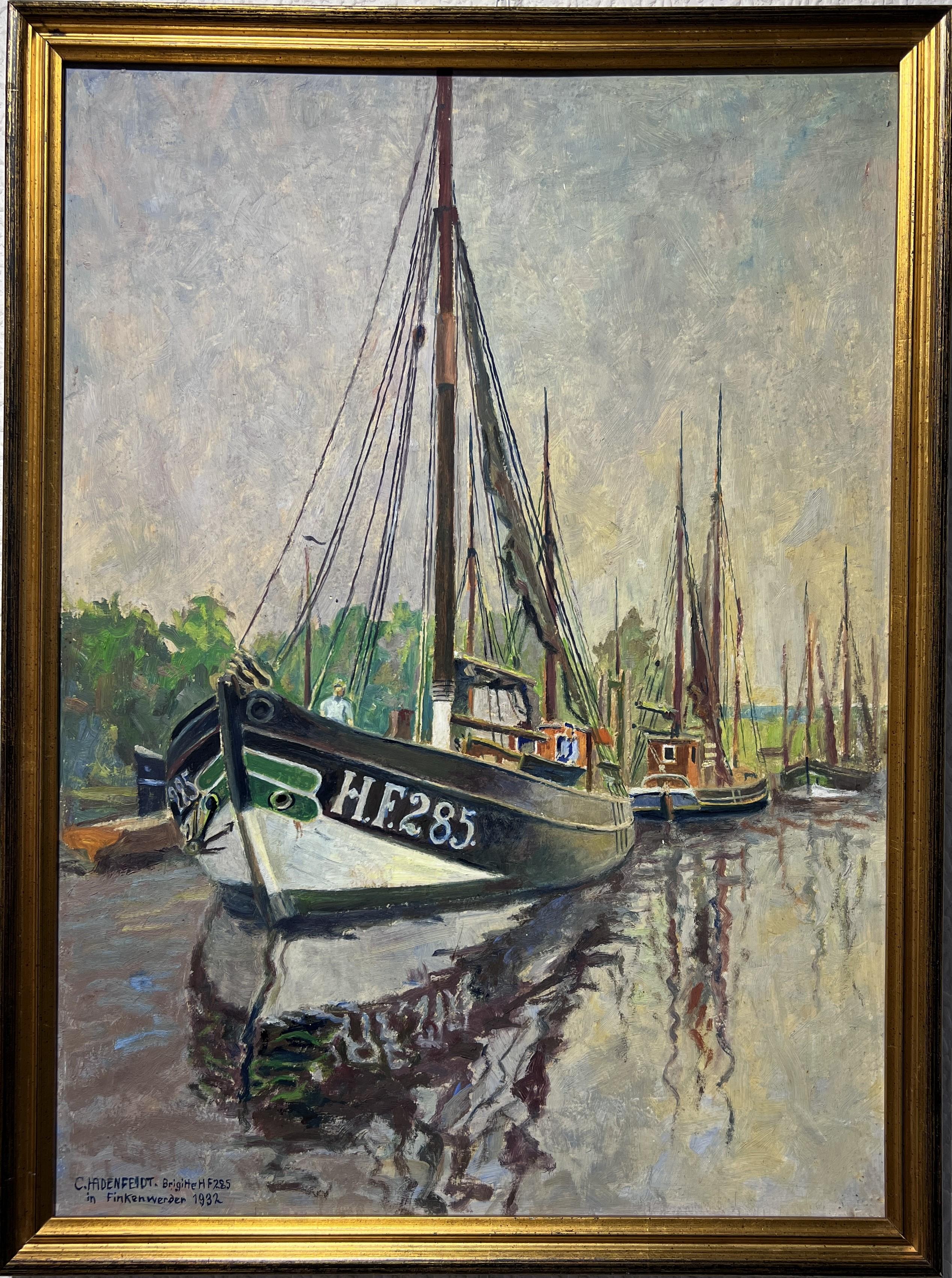 Christian Hadenfeldt - 1932 Listed German Artist Christian Hadenfeldt ...