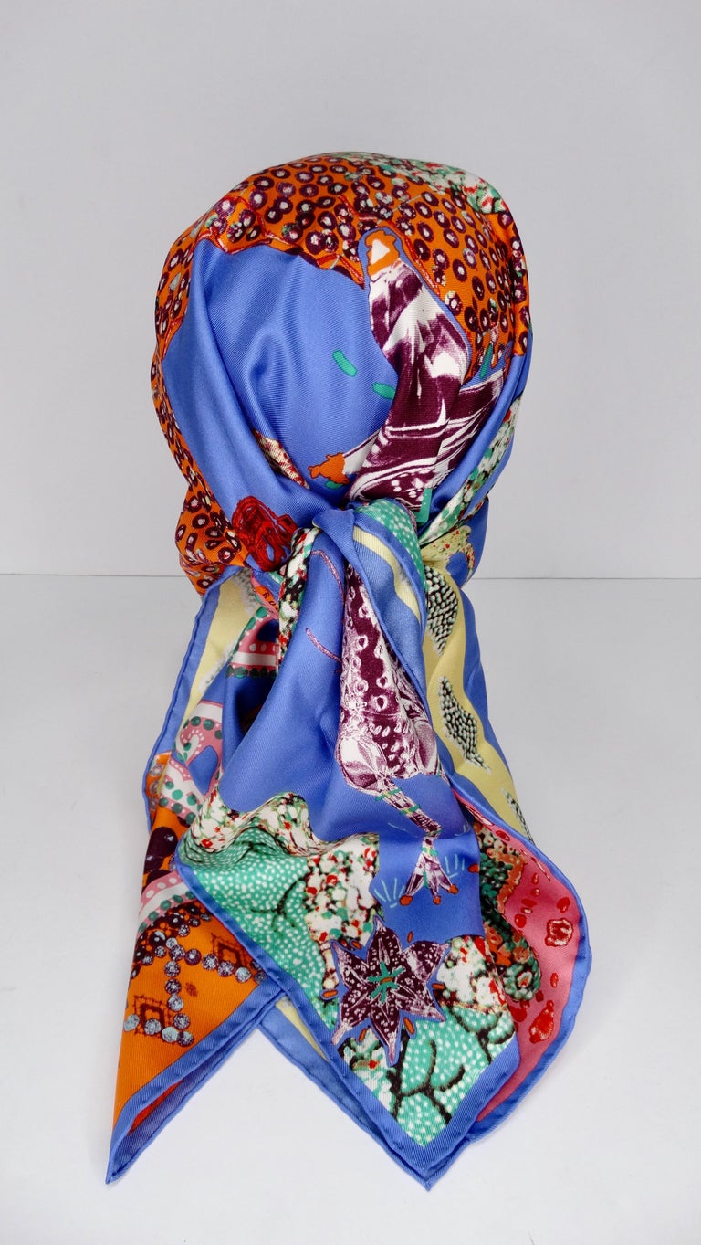 Christian Lacroix 'Fashion' 1980s Scarf For Sale at 1stDibs
