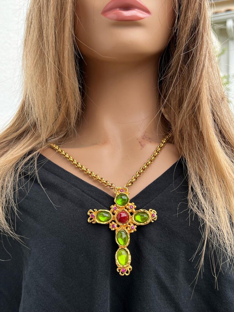 Christian Lacroix vintage cross Haute Couture model at 1stDibs
