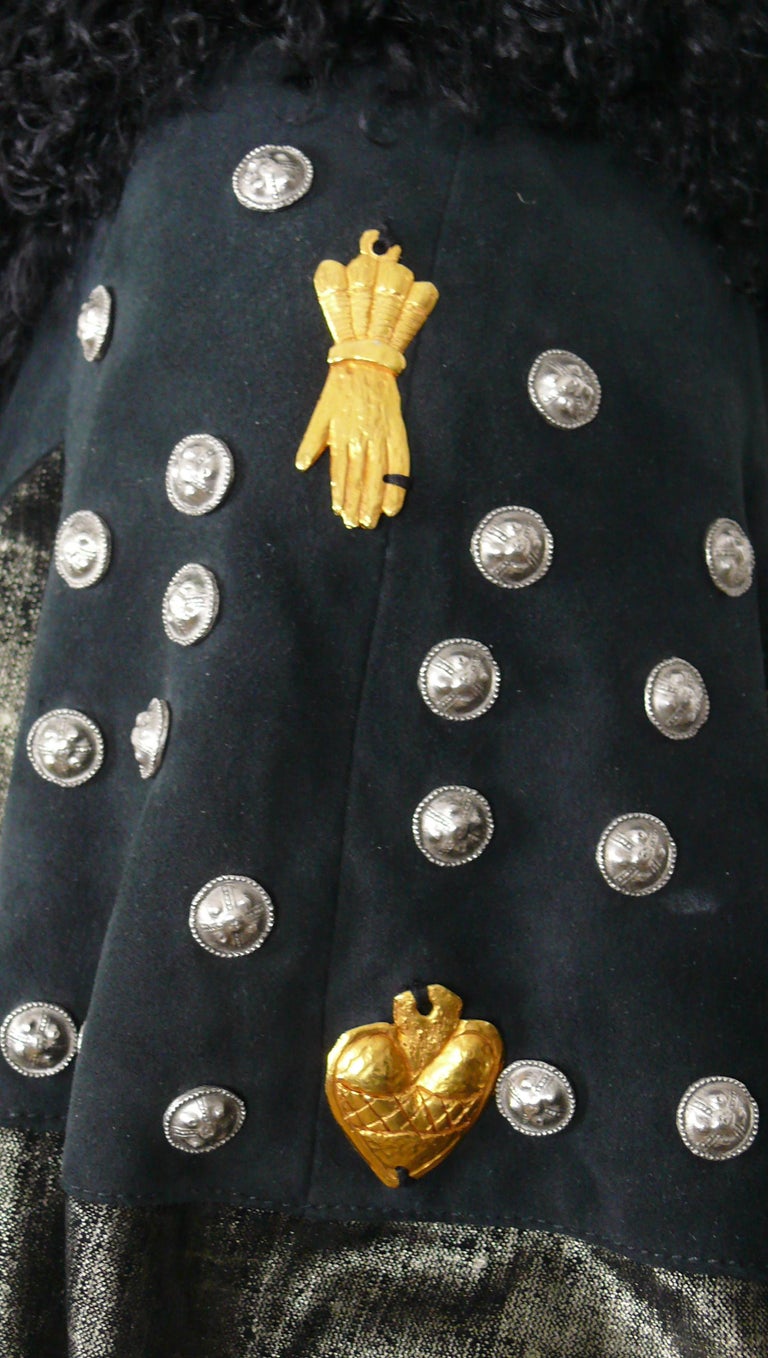 Christian Lacroix Vintage Embellished Poncho Coat For Sale at 1stDibs