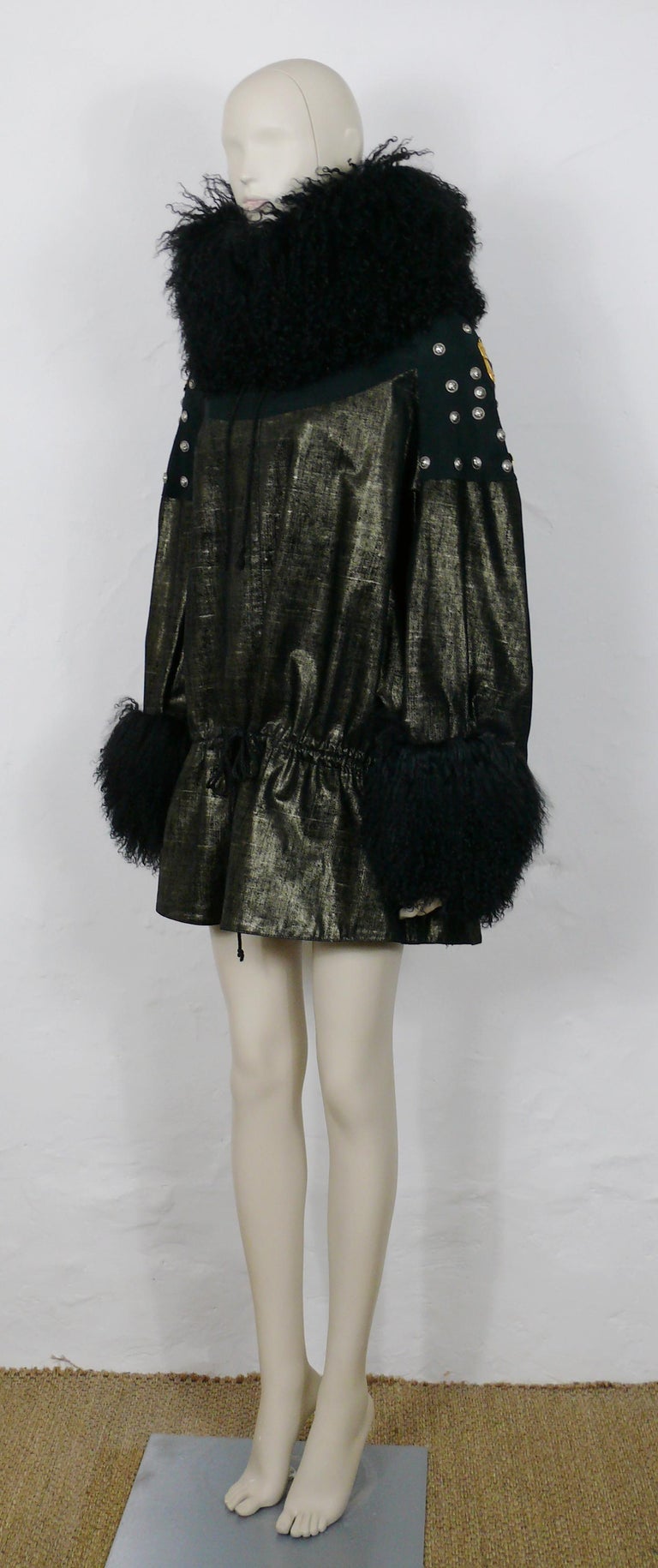 Christian Lacroix Vintage Embellished Poncho Coat For Sale at 1stDibs