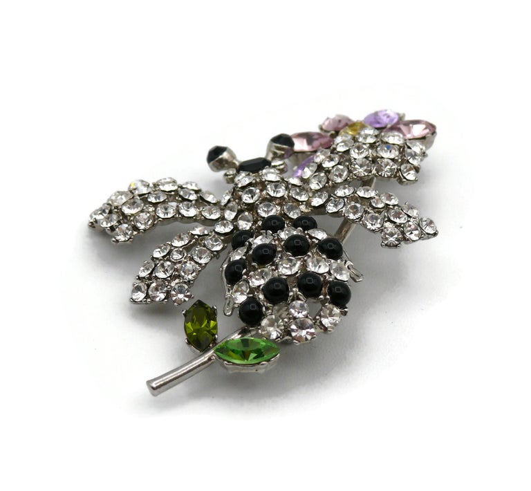 CHRISTIAN LACROIX Vintage Jewelled Bee Brooch For Sale at 1stDibs