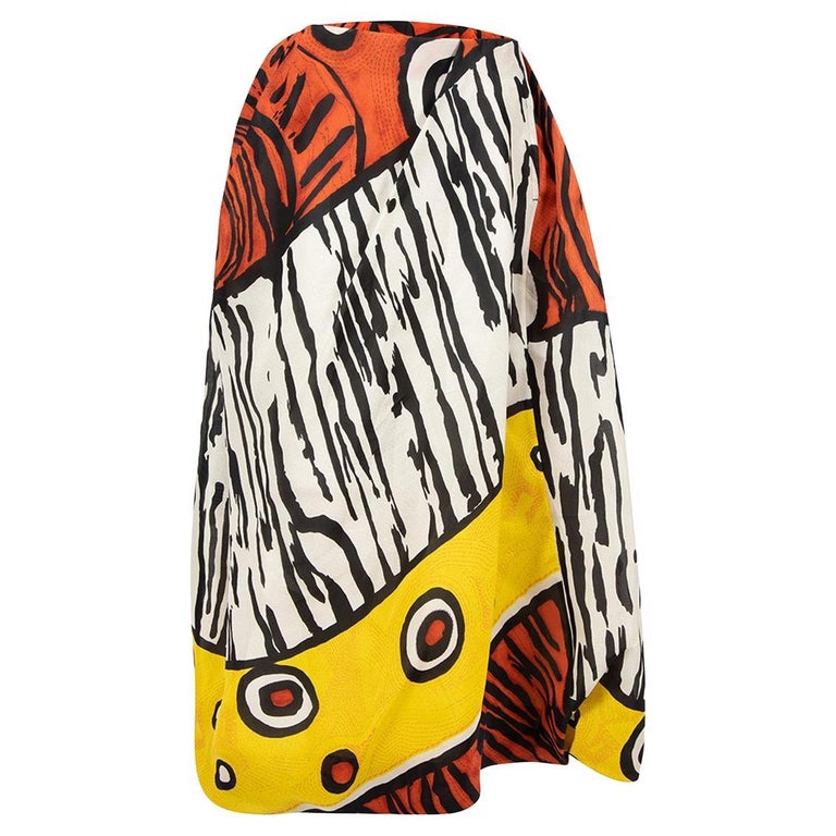 Christian Lacroix Women's Vintage Abstract Pattern Full Skirt For Sale ...