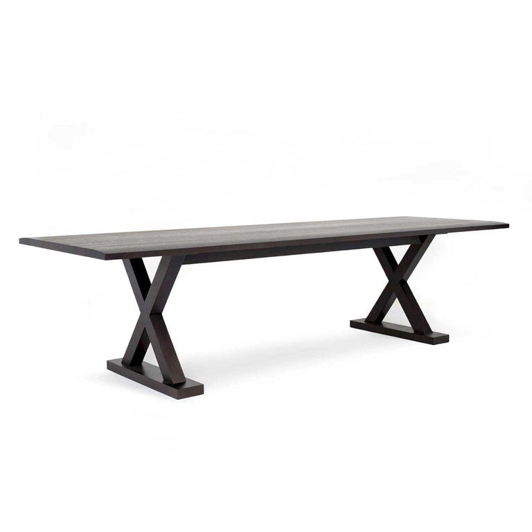 Christian Liaigre Courier Dining Table, Ebonized Oak, Holly Hunt ...