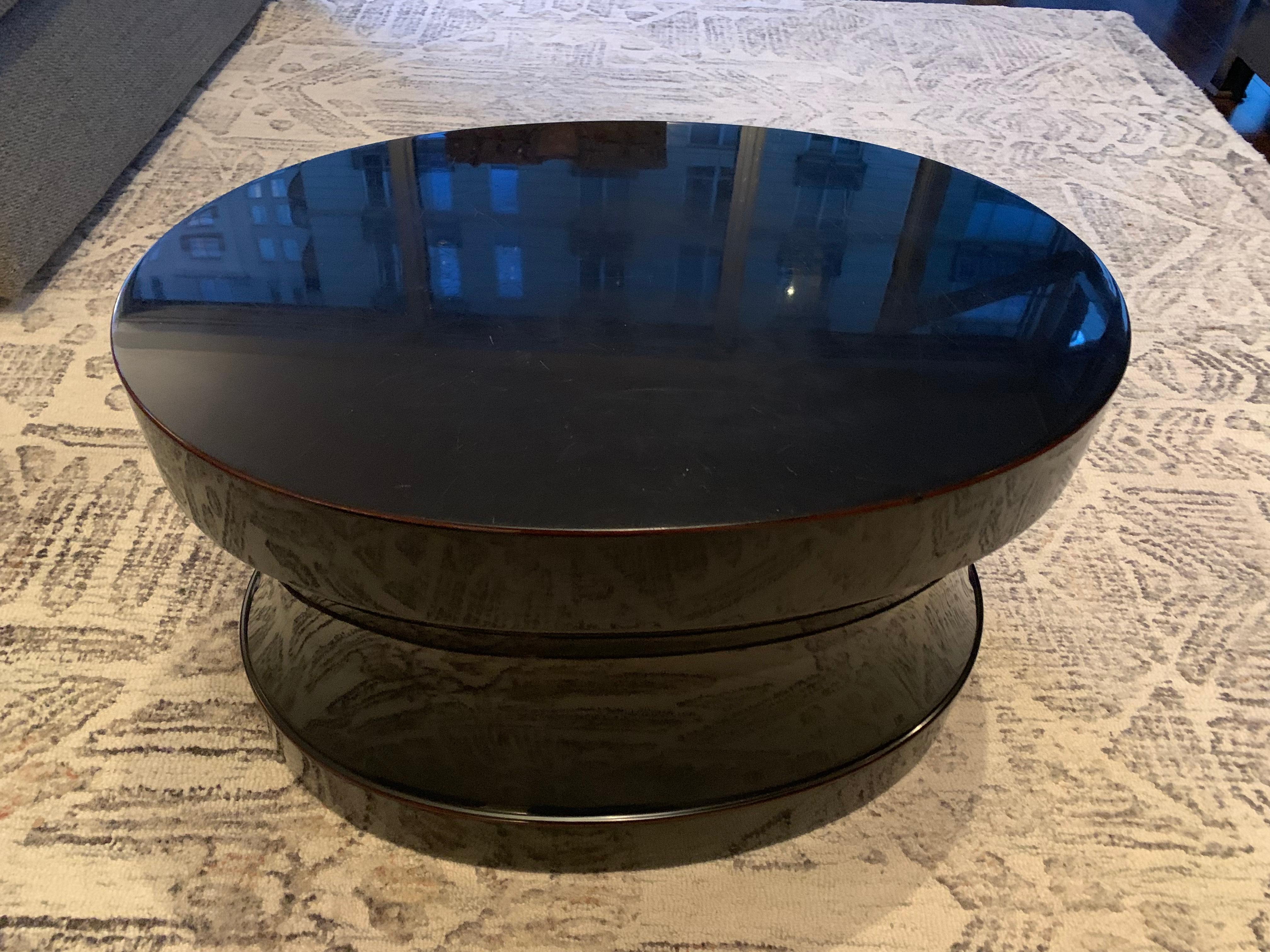 Christian Liaigre Lacquer Fibuste Side Table / 2 Available at 1stDibs