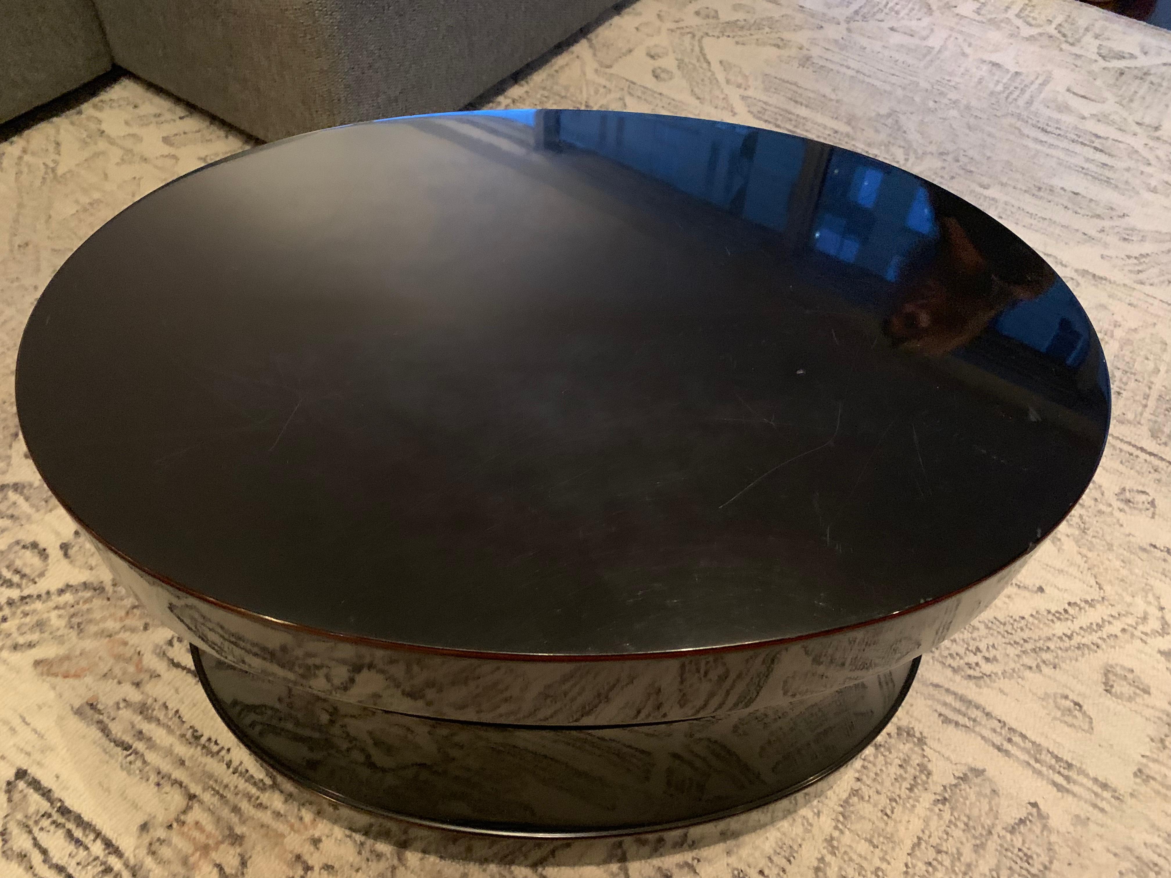 Christian Liaigre Lacquer Fibuste Side Table / 2 Available at 1stDibs