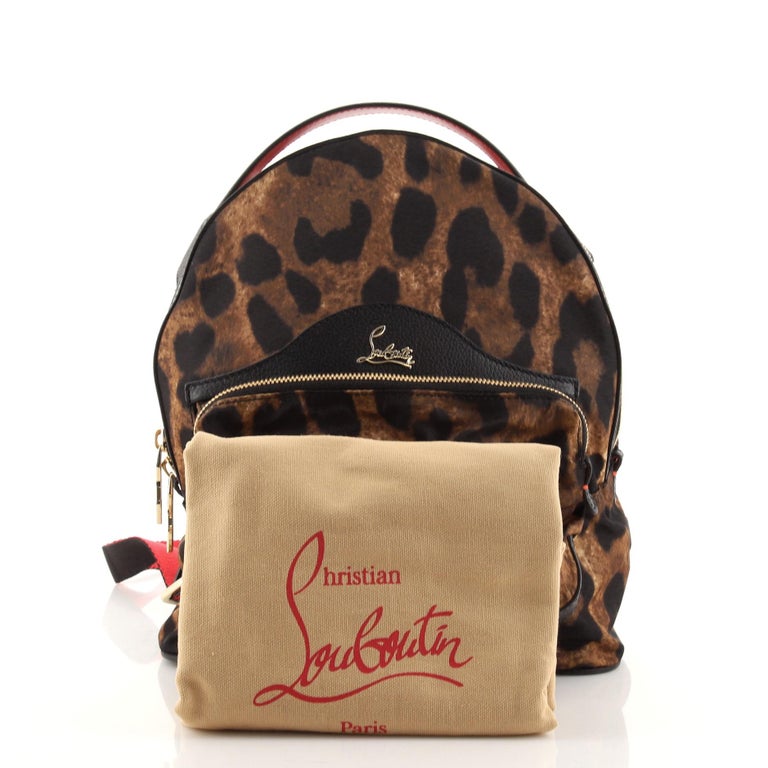 Christian Louboutin Backloubi Backpack Printed Nylon Small at 1stDibs