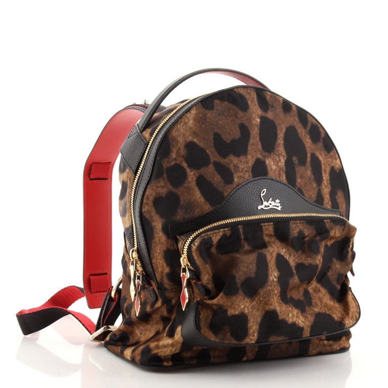 Christian Louboutin Backloubi Backpack Printed Nylon Small at 1stDibs