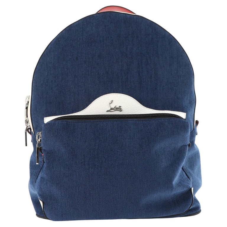 Christian Louboutin Backloubi Backpack Velvet at 1stDibs