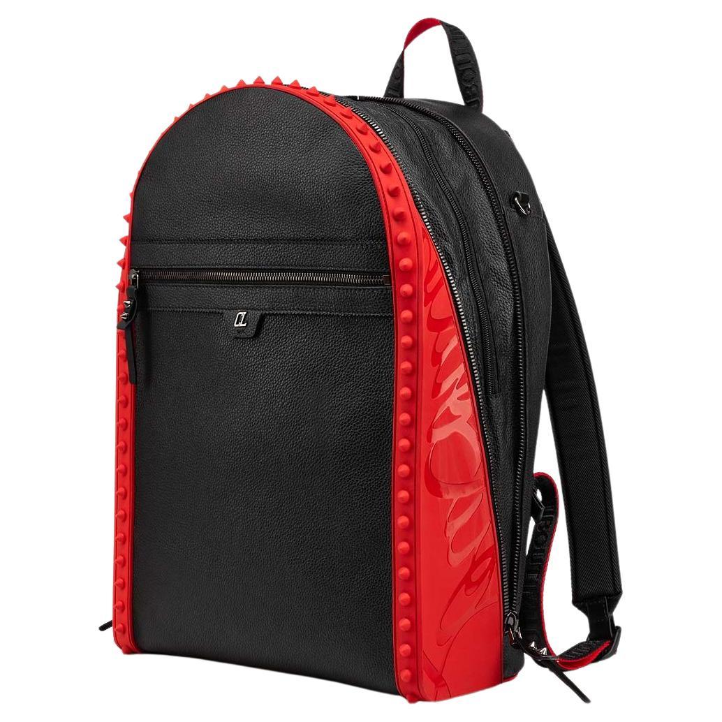 Christian Louboutin Black Nylon Backloubi Backpack For Sale at 1stDibs