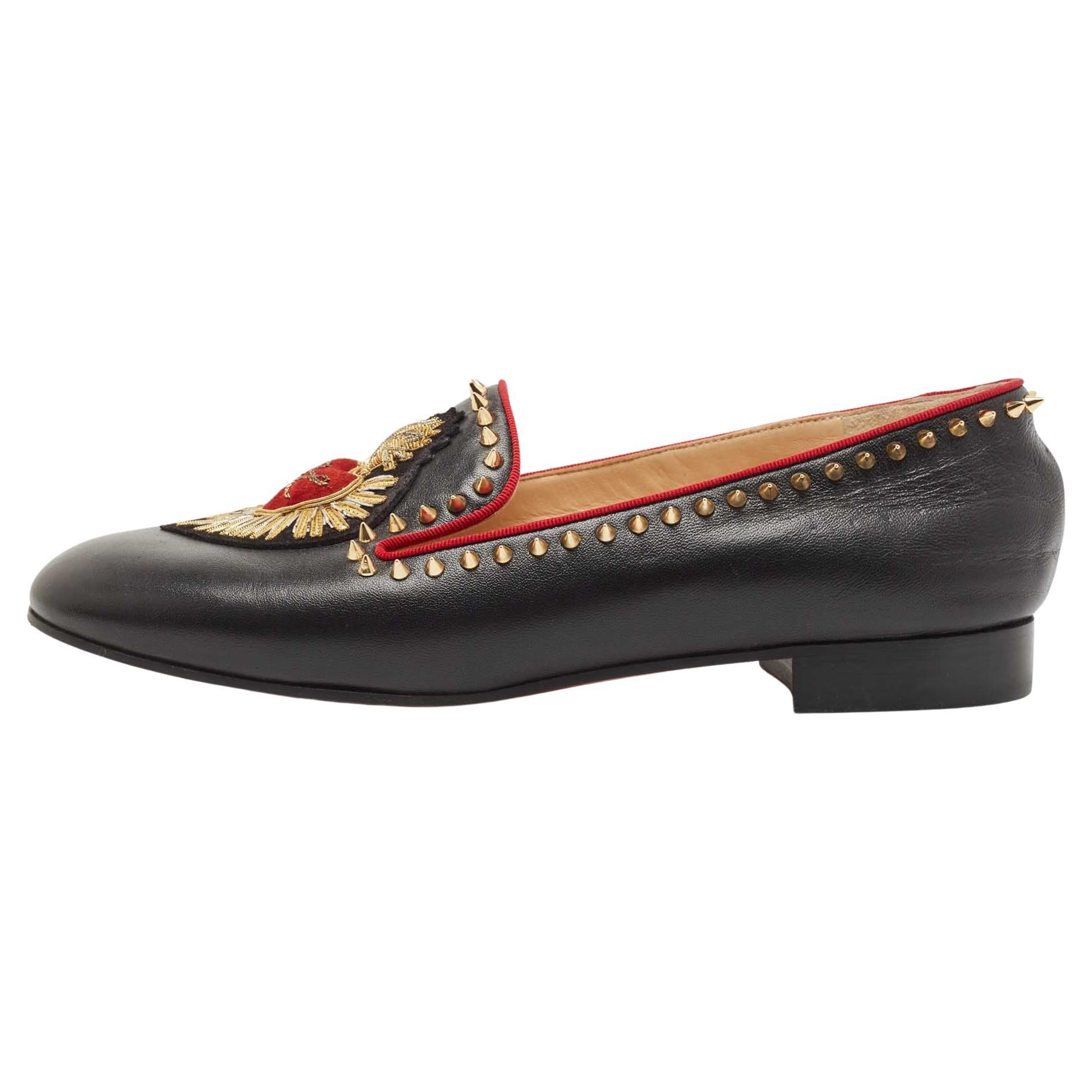 Christian Louboutin Black Patent Leather Fifi Pumps Size 37 For Sale at ...