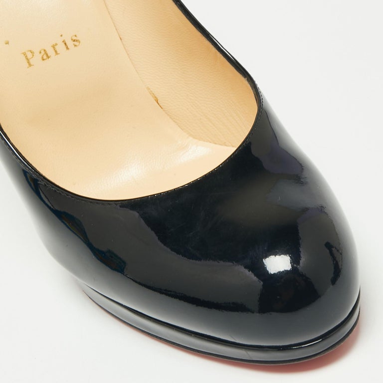 Christian Louboutin Black Patent Leather New Simple Pumps Size 39 For ...