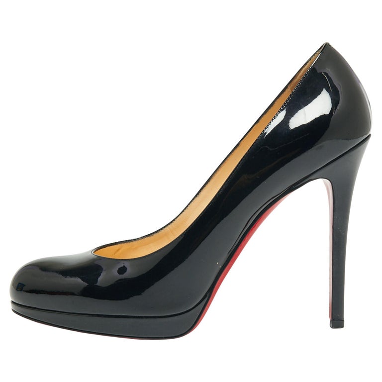 Christian Louboutin Black Patent Leather New Simple Pumps Size 39 For ...