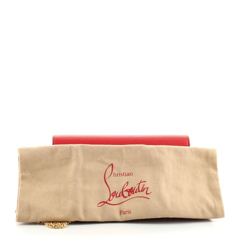 Christian Louboutin Boudoir Chain Wallet Leather at 1stDibs