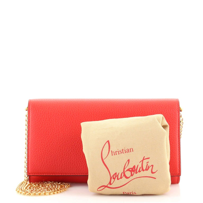 Christian Louboutin Boudoir Chain Wallet Leather For Sale at 1stDibs