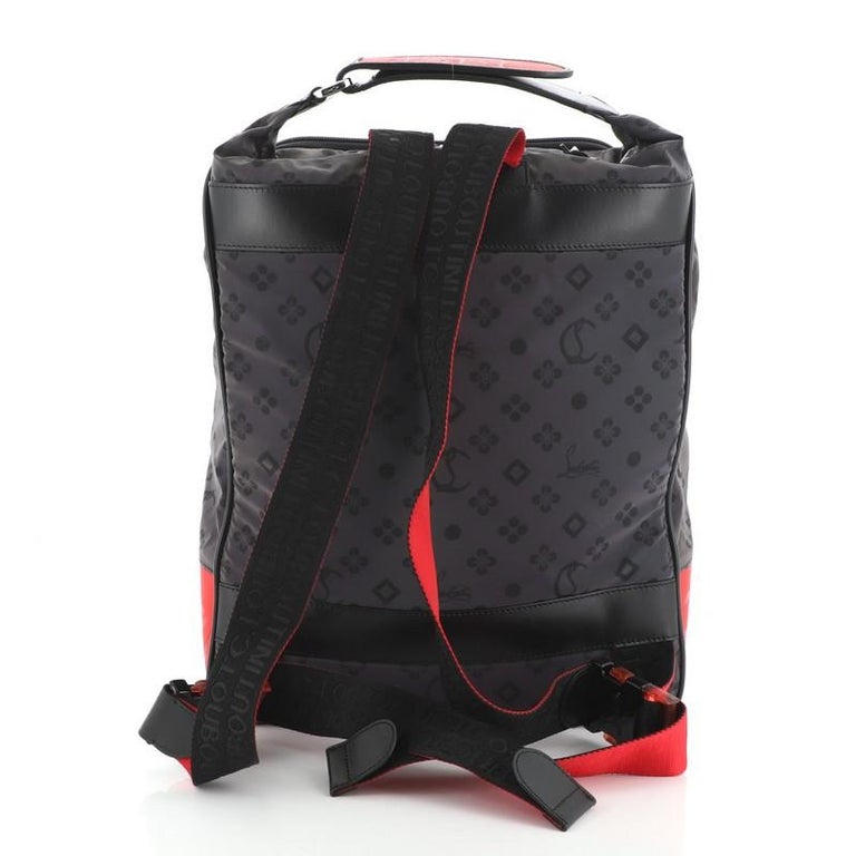Christian Louboutin Hop'N Zip Backpack Reflective Nylon at 1stDibs