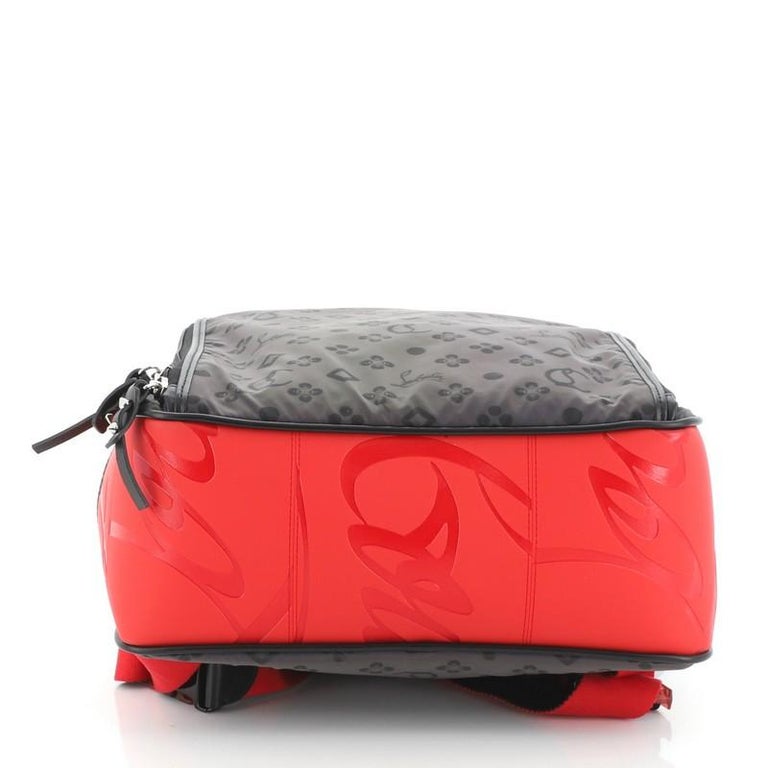 Christian Louboutin Hop'N Zip Backpack Reflective Nylon at 1stDibs